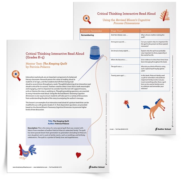 Interactive Read Aloud Strategies—23 Lessons to Use at Home