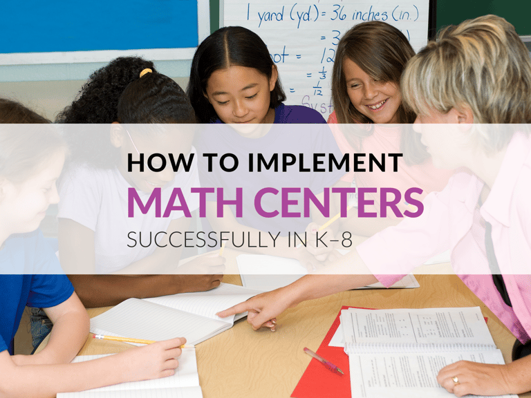 Math Center Ideas That Will Make Implementation a Success