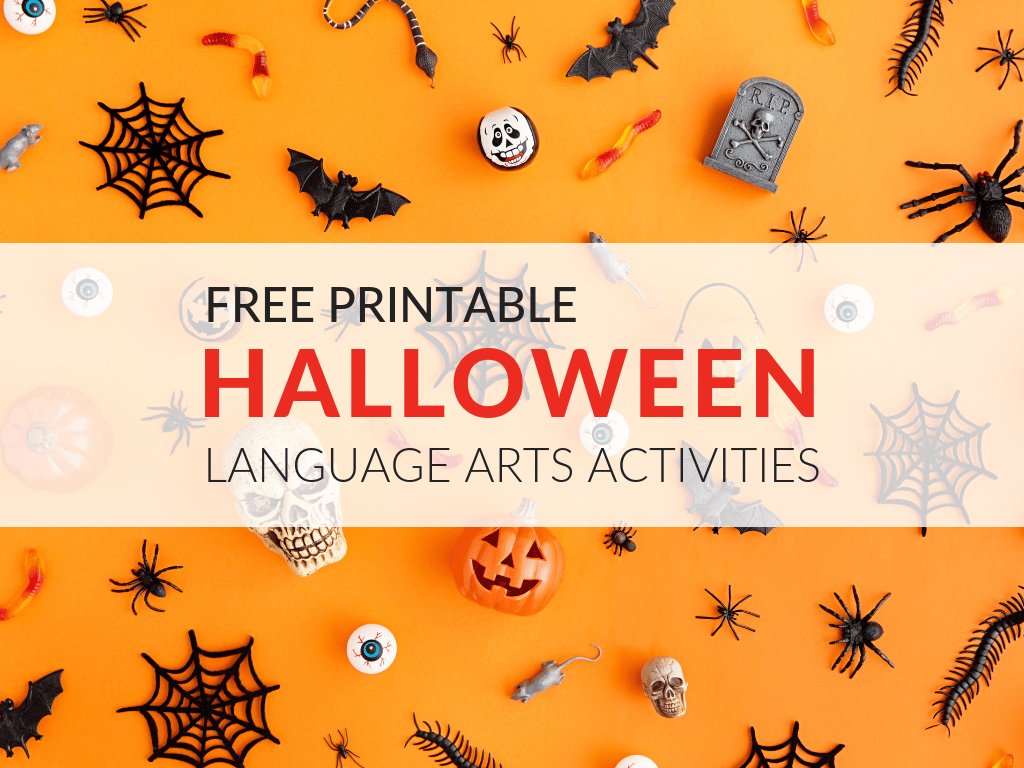8 Free ELA Halloween Printable Activities