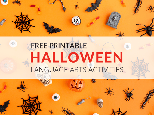 8 Free ELA Halloween Printable Activities