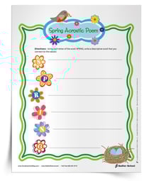 6 Grammar Spring Activity Sheets for Students
