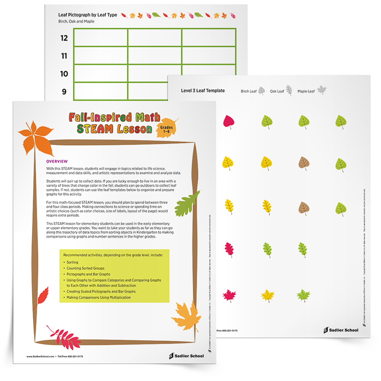 Fun Fall Math STEAM Activities for Elementary Students