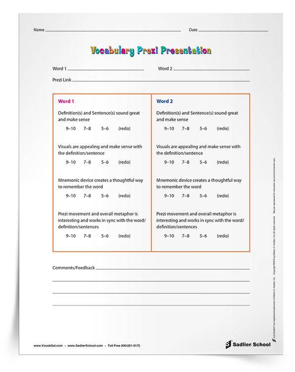 Using Prezi in the Classroom to Teach Vocabulary, Grades 6–12