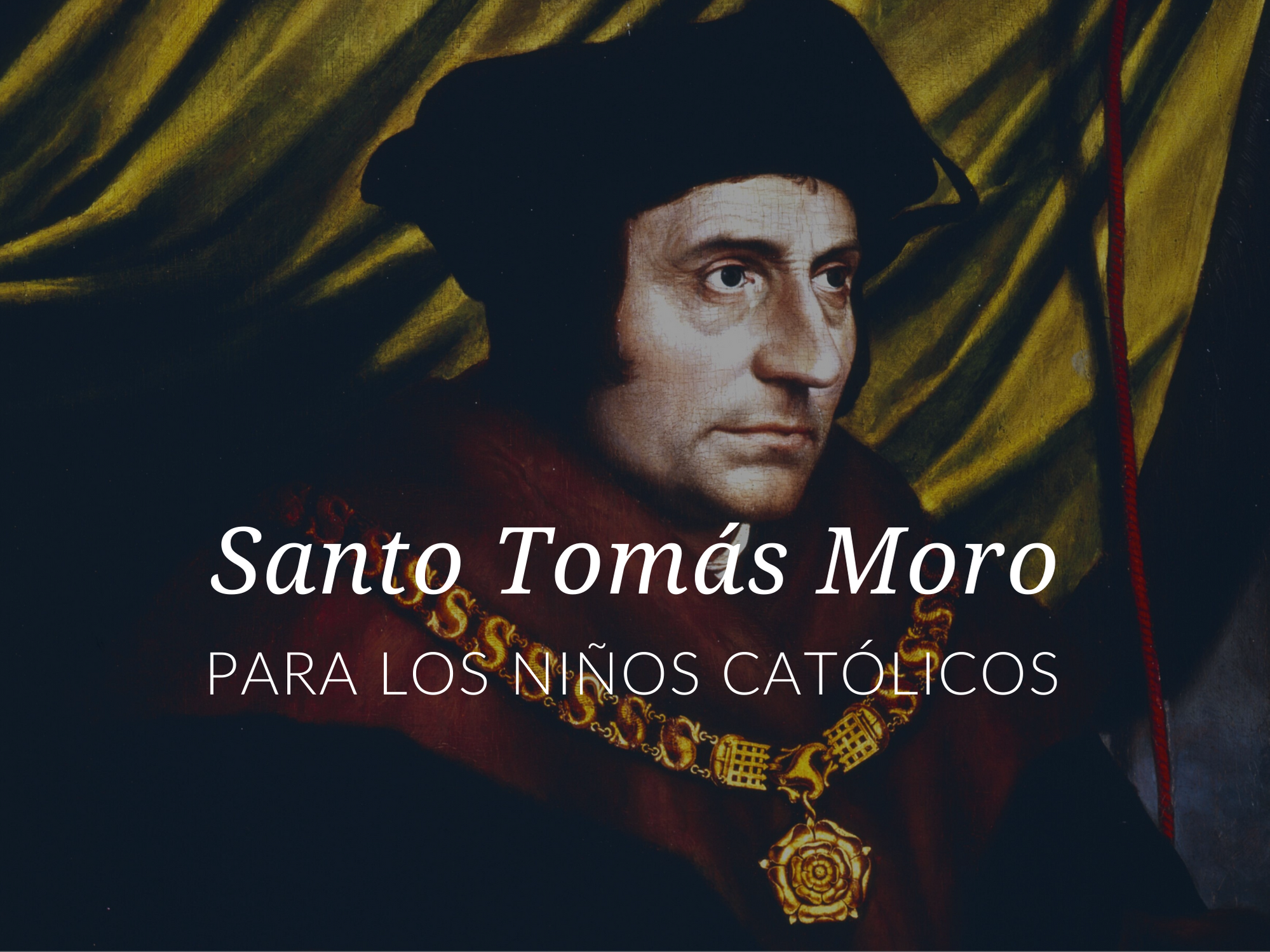 Santos populares para niños: Santo Tomás Moro