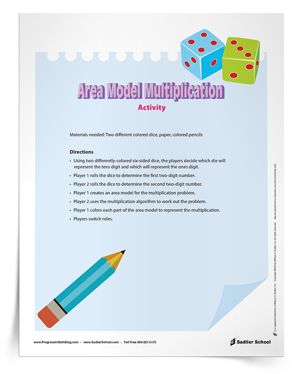 Developing the Use of Multiplication with Area Models, Grades 3–4